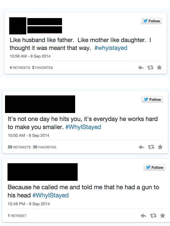 "Why I Stayed" Hashtag Sheds Light On Domestic Violence - BlackDoctor ...