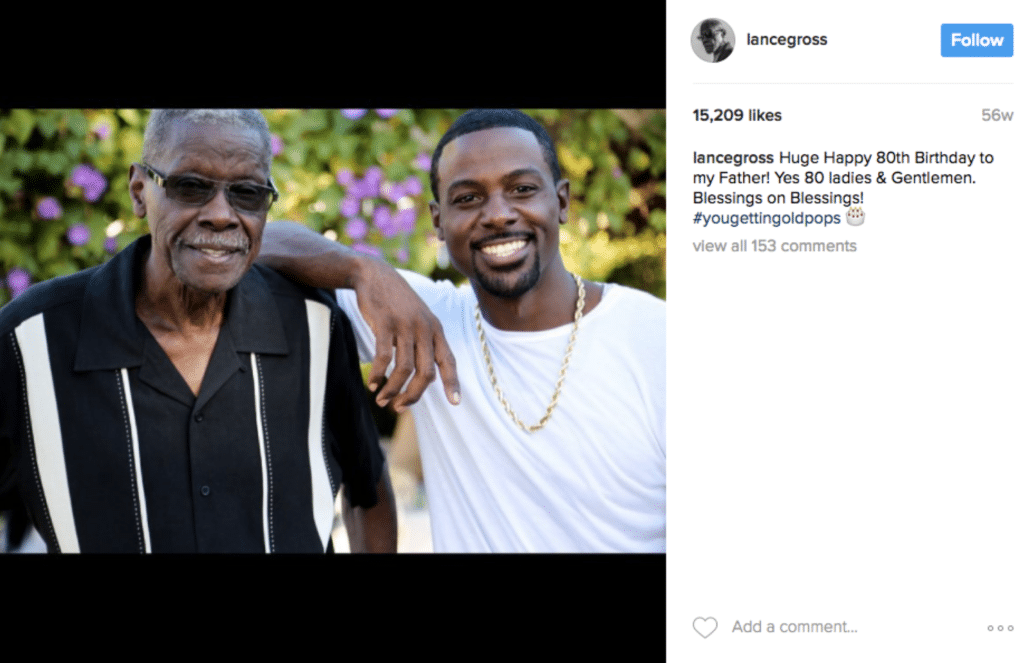 Lance Gross Mourns The Death Of His Father: "Heroes Never Die ...