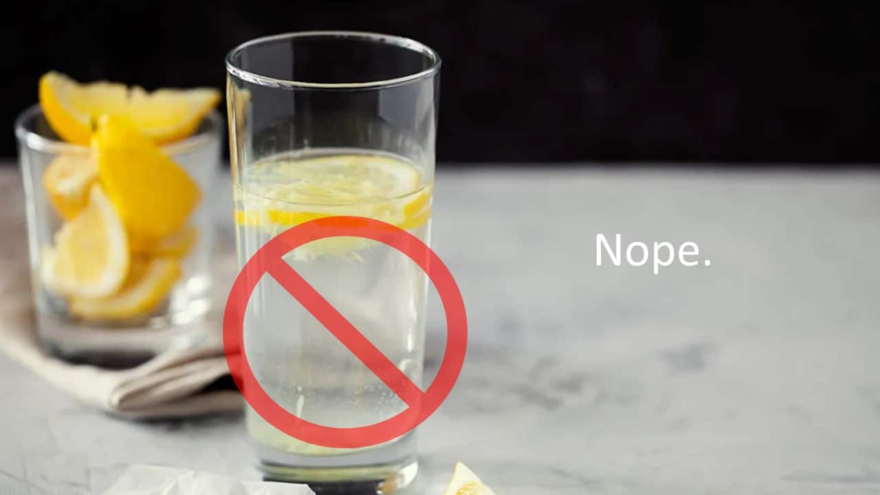Avoid Lemon Water: 3 Times You Shouldn’t Drink It